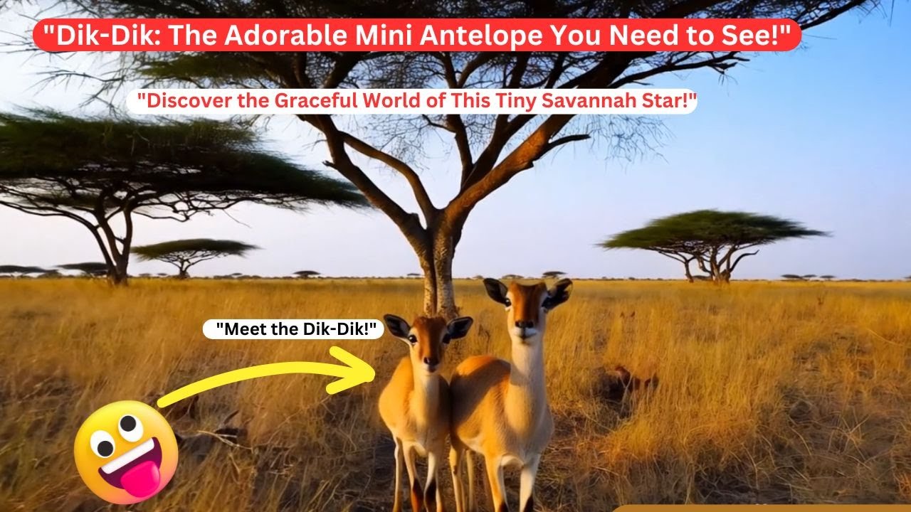 Dik-Dik: The Adorable Mini Antelope You Need to See! - YouTube