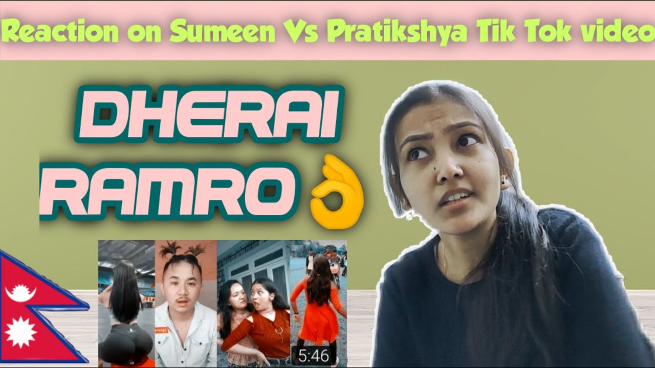 Reaction on Viral Tiktok Pratikshya Adhikari VS Sumeen Gurung - YouTube