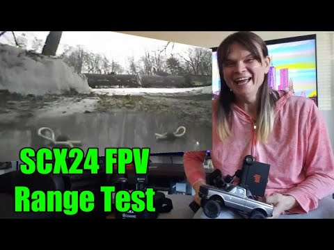 SCX24 FPV RANGE TEST (Sub-Zero Weather) - YouTube