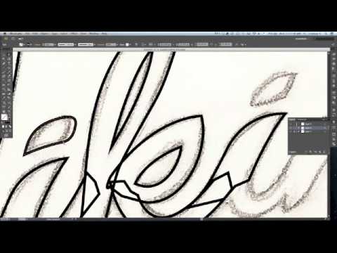 Viking script custom lettering process - YouTube