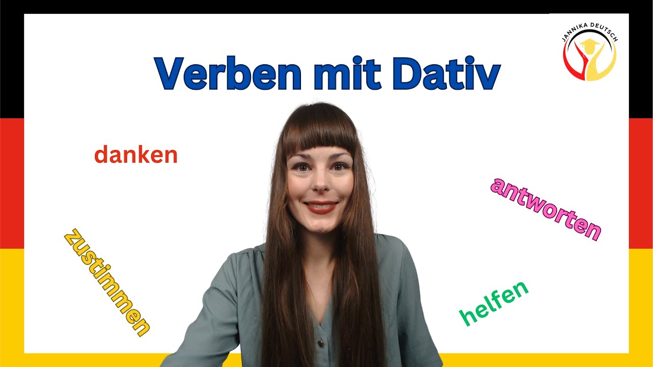 German class / Verben mit Dativ - YouTube