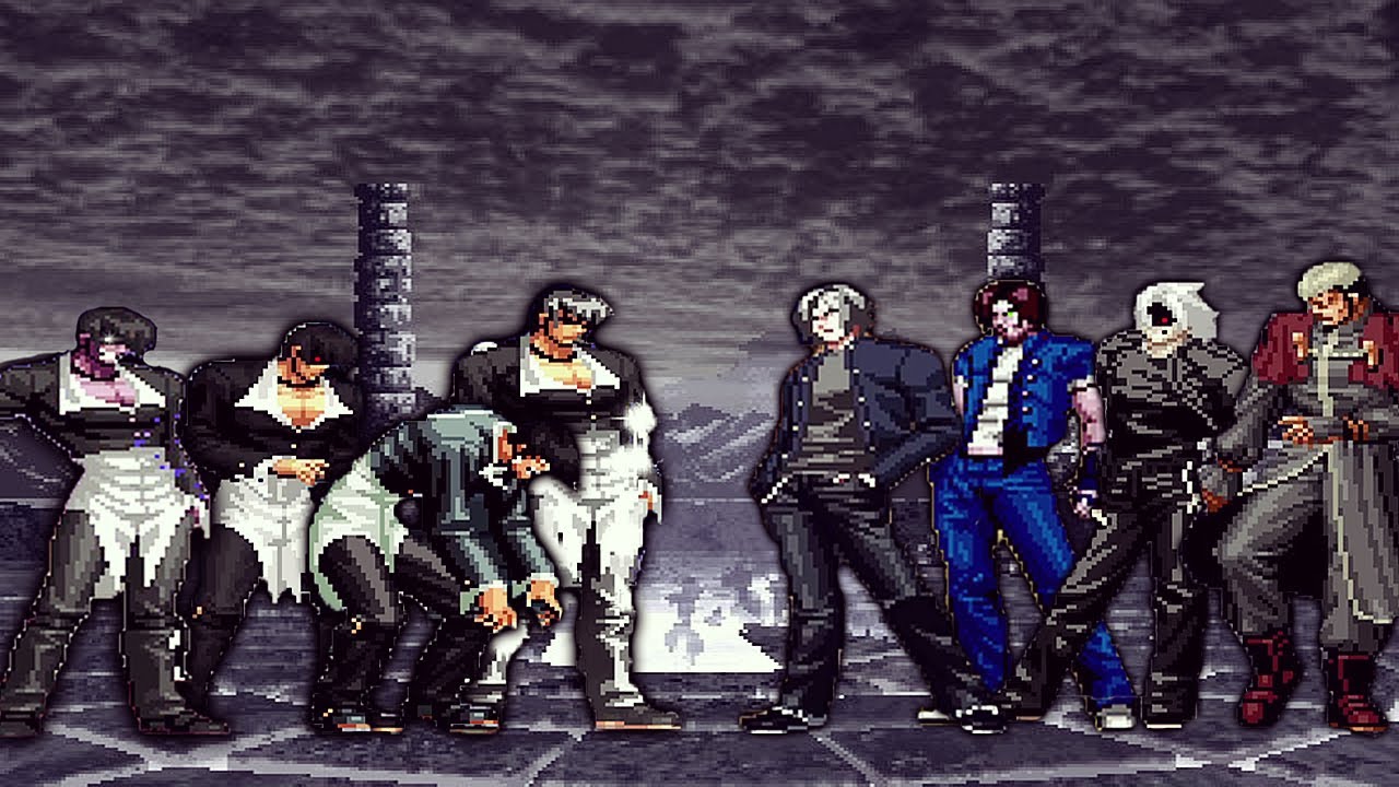 [KOF Mugen] Flame Iori Team Vs Random Team - YouTube
