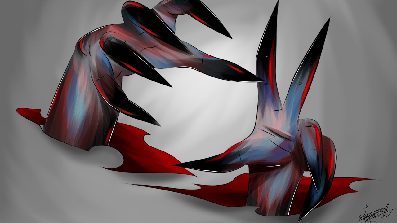 Ripped skin: demons hands. - YouTube