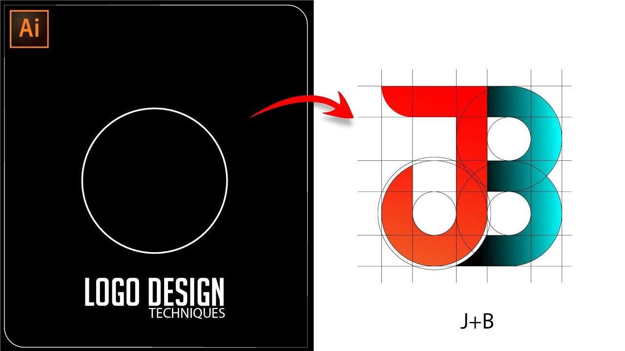 Create a Letter Logo With Circular Grid - Logo Design Techniques ...