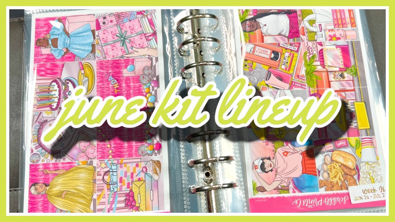June Planner Kit Lineup (2023) - YouTube