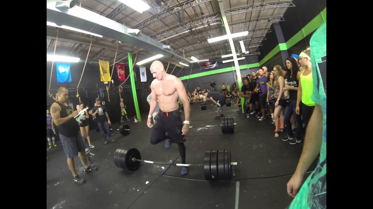 crossfit act games deadlift ladder event 2 Ali ghavami - YouTube
