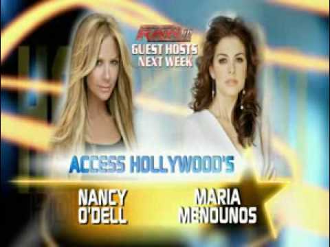 WWE RAW Guest Hosts Nancy ODell and Maria Menounos - YouTube