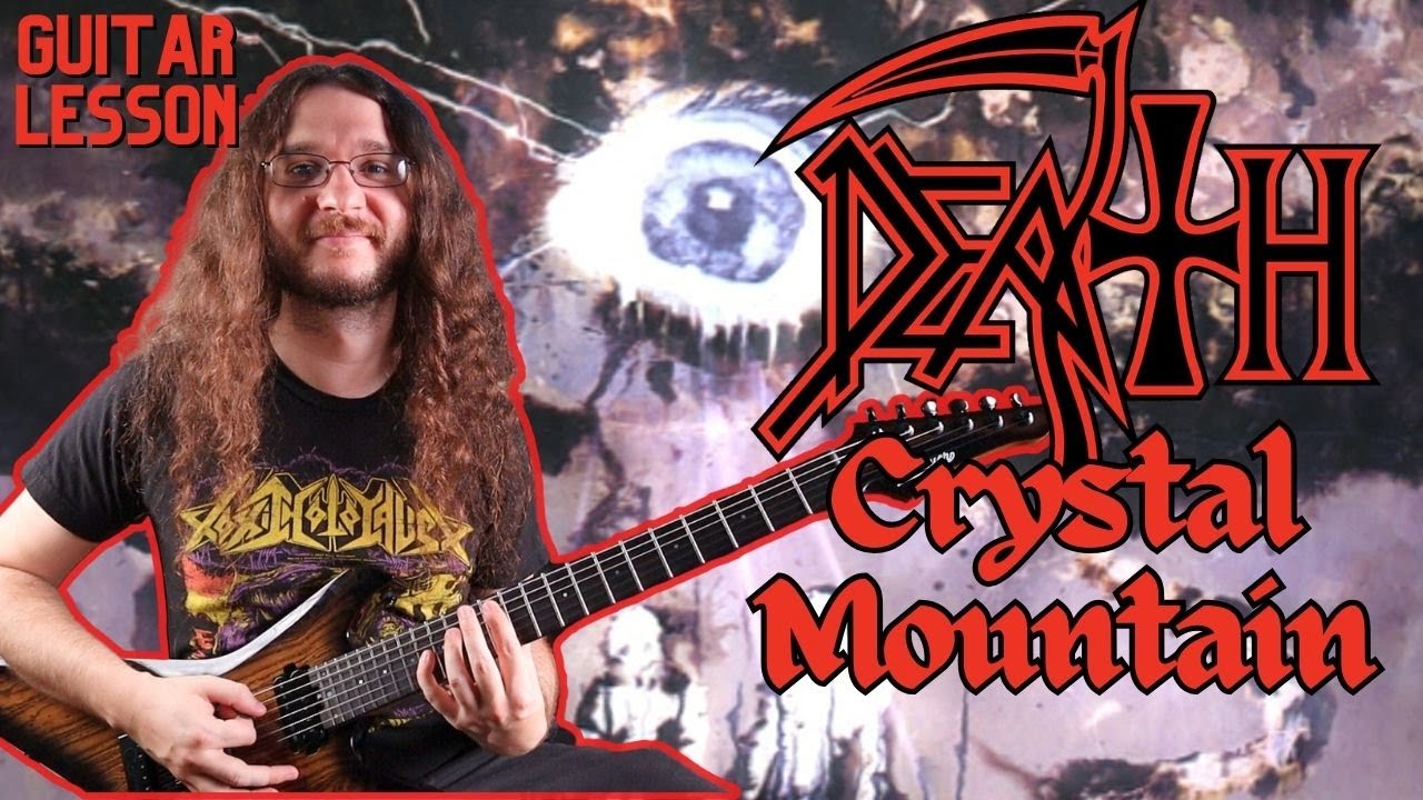Crystal Mountain - Death Guitar Lesson (with Tabs) - YouTube