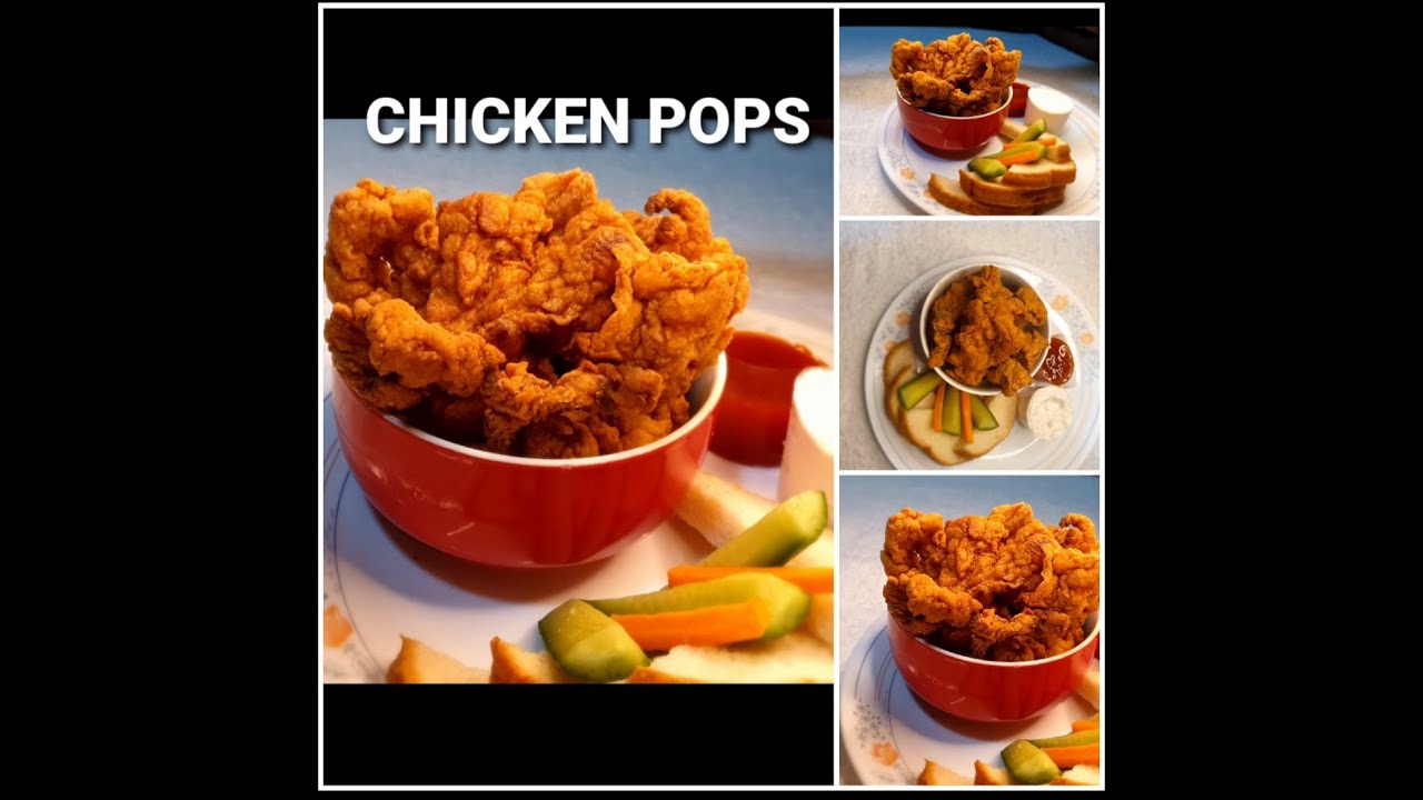 CHICKEN POPS / FRIED CHICKEN / STARTER RECIPE / CRISPY FRIED CHICKEN ...
