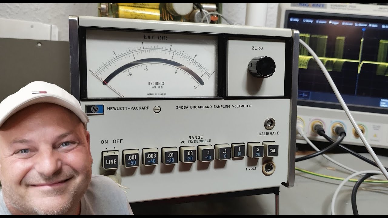 HP 3406A Broadband Sampling Voltmeter 1979 - YouTube