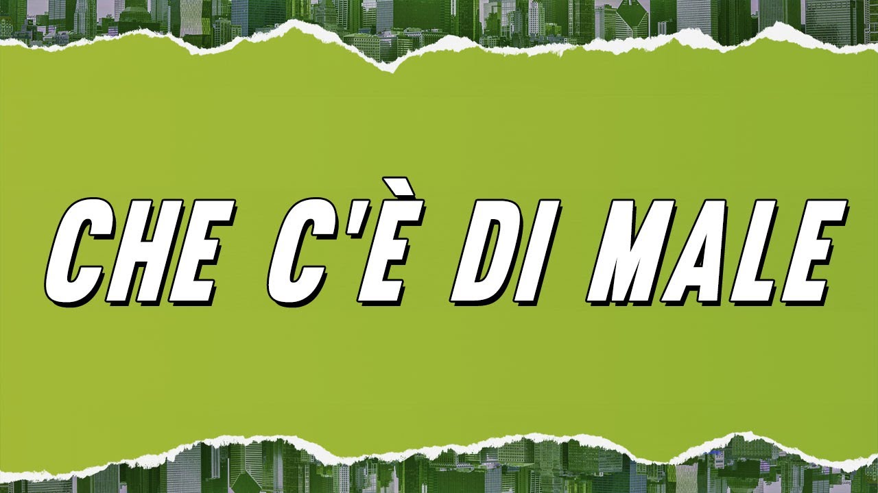 Max Gazzè - Che c'è di male (Testo) Chords - Chordify