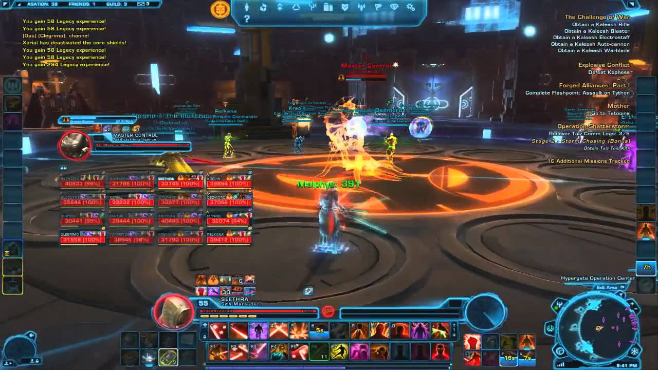 SWTOR Terror From Beyond SM 16M // Operator IX Marauder Pov - YouTube