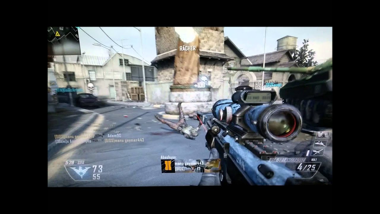 BO2: SNIPER 360° QUICK SCOPE - YouTube