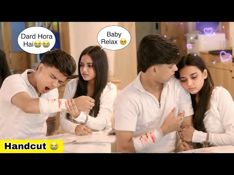 Hand Cut Prank || Prank On Kashish (Gone Emotional😭) || Shahfaiz World