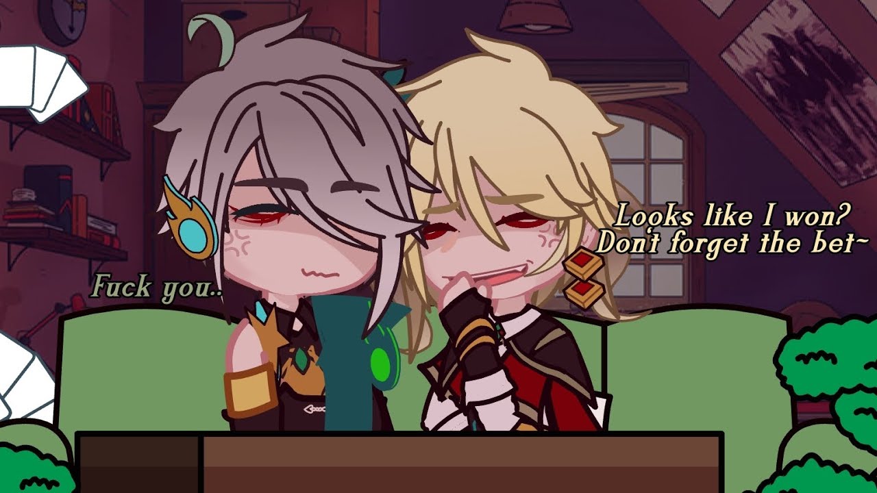 Laughing + Senpai |Ft.Kaveh x Alhaitham 🏛️🌱?| [Meme] {Genshin impact ...