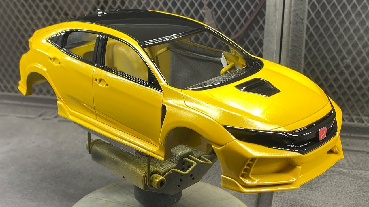 Alpha Model: Honda Civic Type-R FK8: Part 1 Paint - YouTube