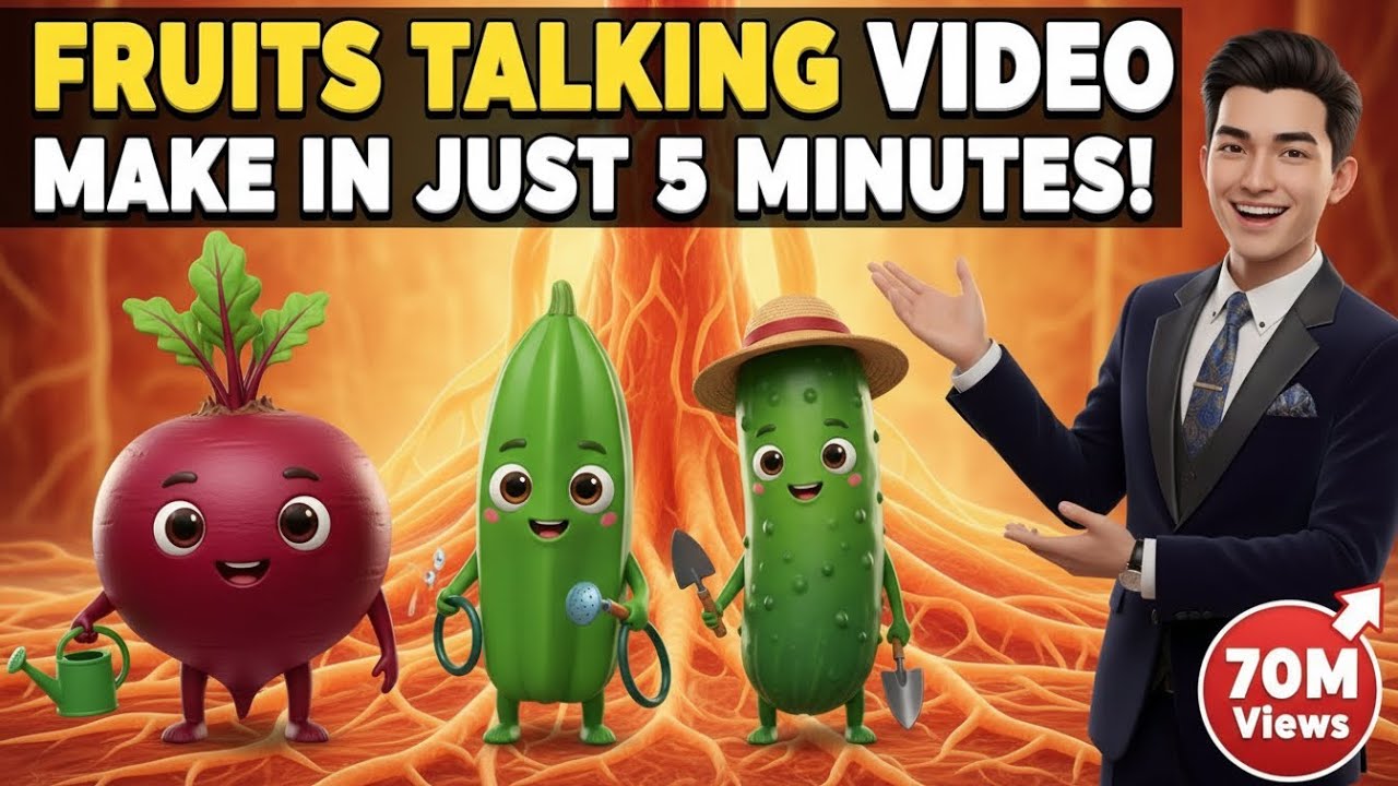 How to Create Viral Talking Fruit AI Videos in 5 Minutes! (Step-by-Step ...