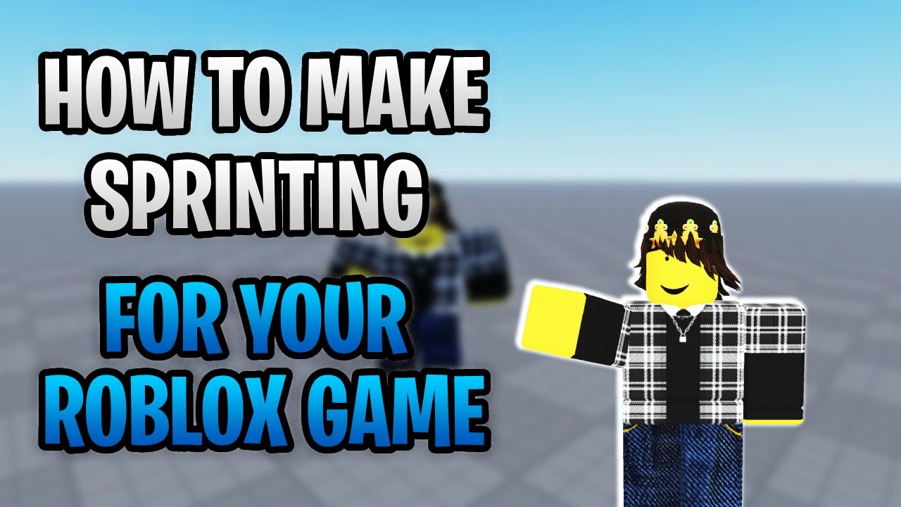 How to make sprinting in Roblox studio for your Roblox game. - YouTube