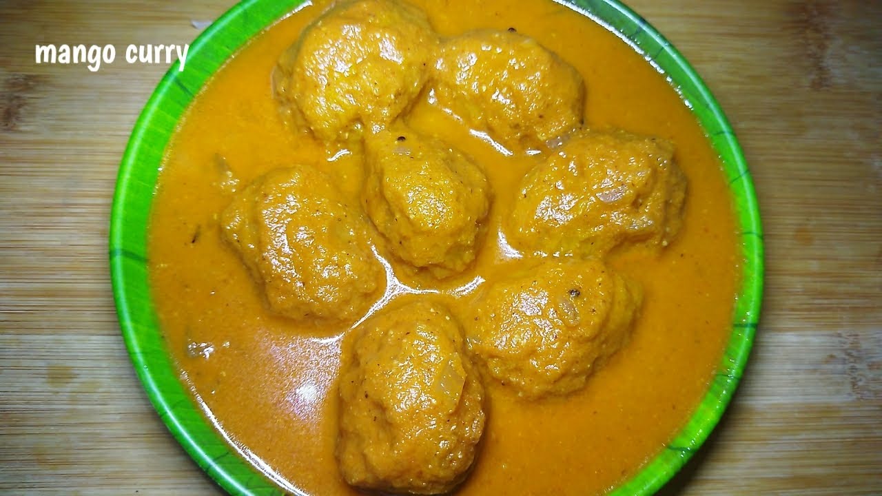 mangoo curry recipe / salted mango curry / mango recipe - YouTube