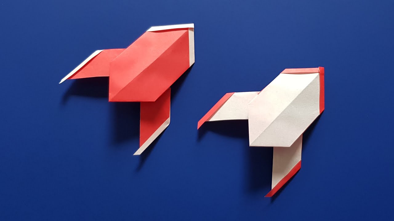 Origami Space Rocket Tutorial 🚀 How to Make an Origami Rocket - YouTube
