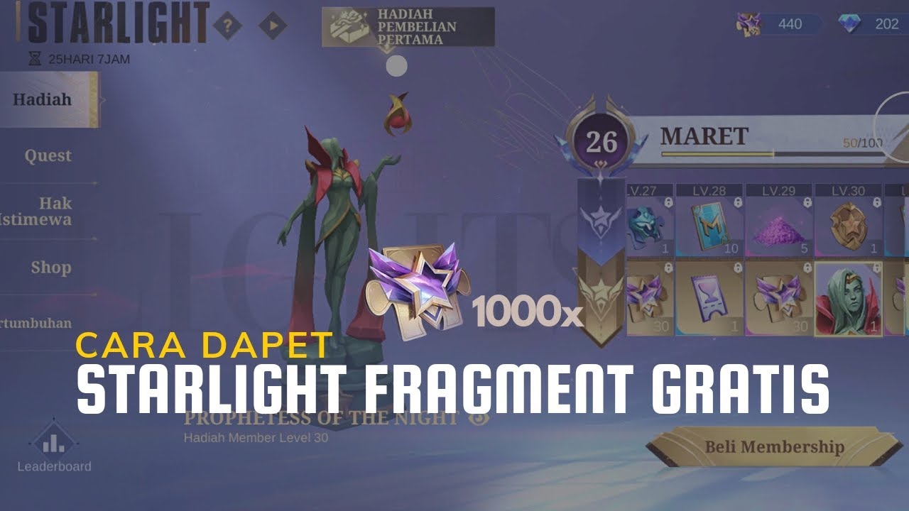 CARA DAPET STARLIGHT FRAGMENT GRATIS 2023 - Mobile Legends - YouTube
