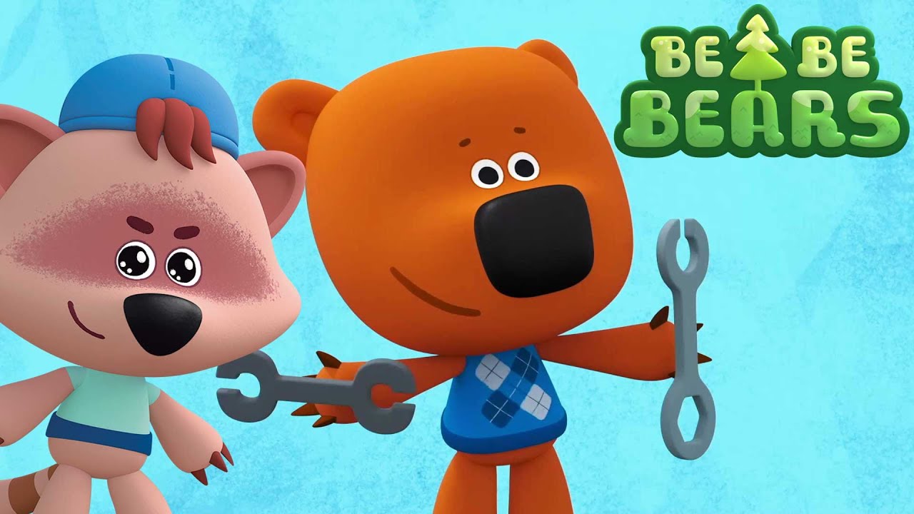 Be Be Bears 🐻🐨 Tinker 🛠 NEW Episodes Collection 💙 Moolt Kids Toons ...