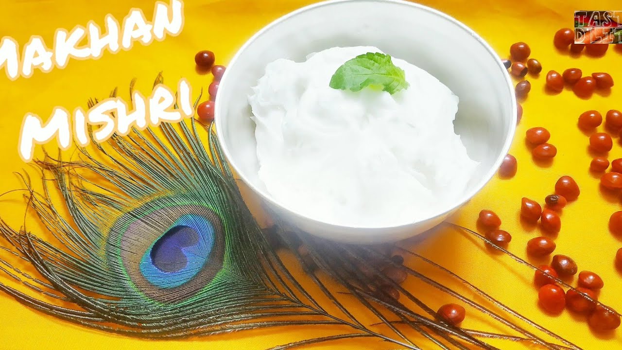 Makhan Mishri : Easy Instant 2 minute prasad recipe with ingredients ...