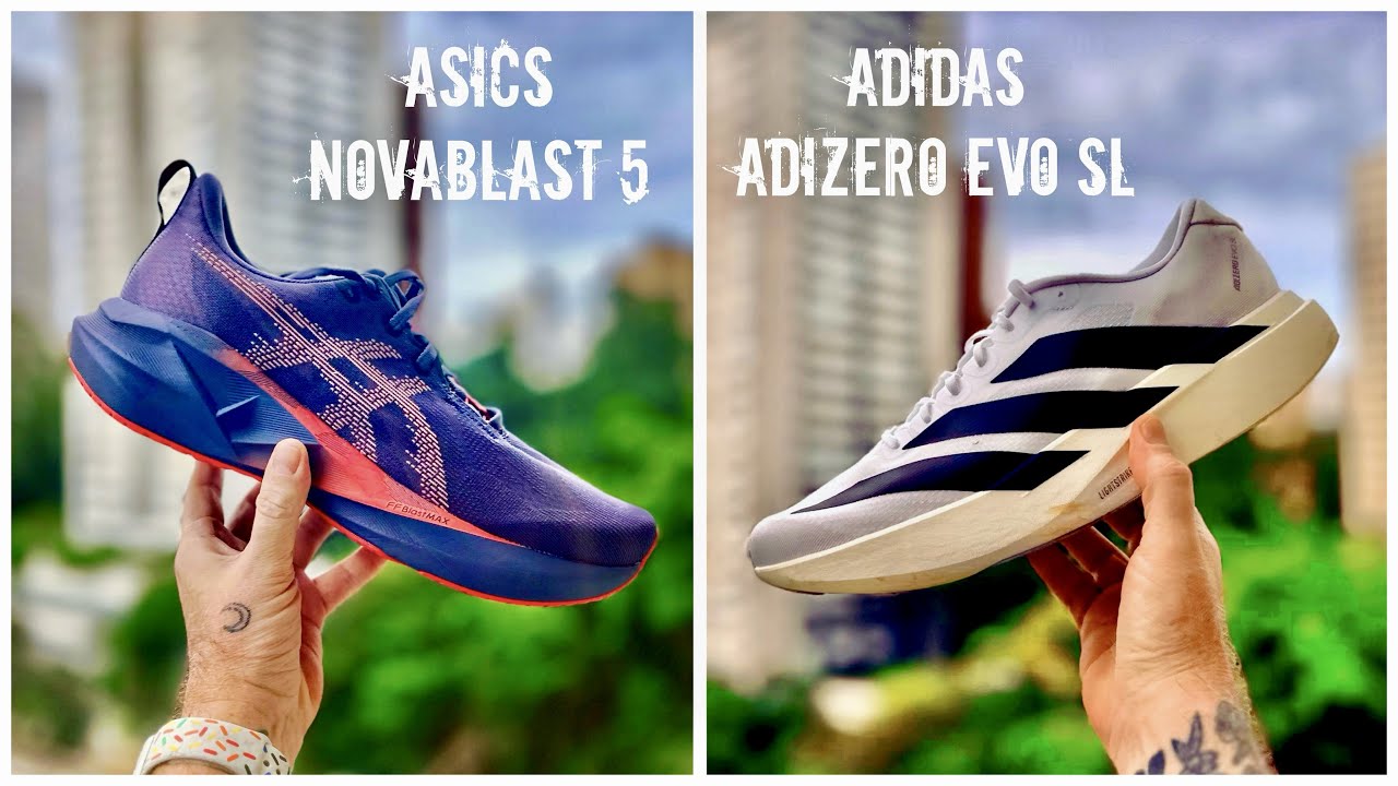 REVIEW ESPECIAL: ASICS NOVABLAST 5 VS. ADIDAS ADIZERO EVO SL - YouTube