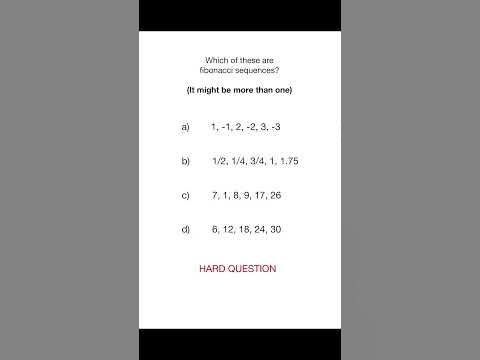 Fibonacci Sequences - GCSE Maths #shorts #gcse #maths - YouTube