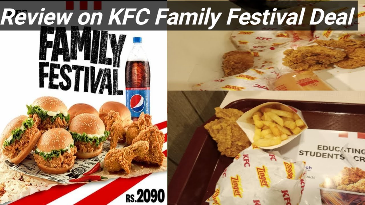 KFC Family Festival Deal Review | KFC Family Festival worth or not? # ...