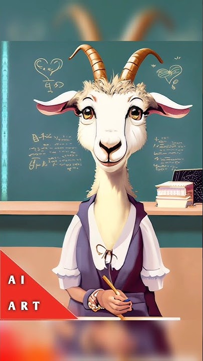 A Goat Teaching in Classroom | Ai Generated Goat #shorts #aiartwork #ai ...