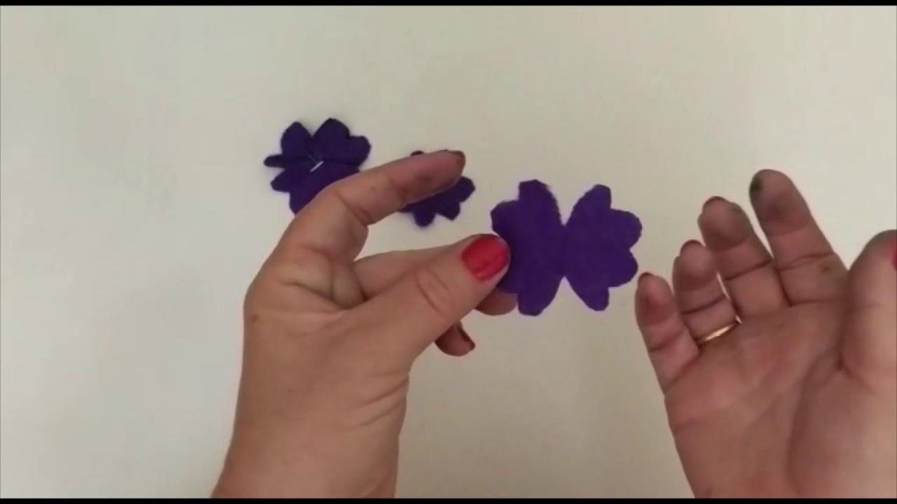 MANUALIDAD VIOLETAS DÍA DE MARCELINO CHAMPAGNAT - YouTube