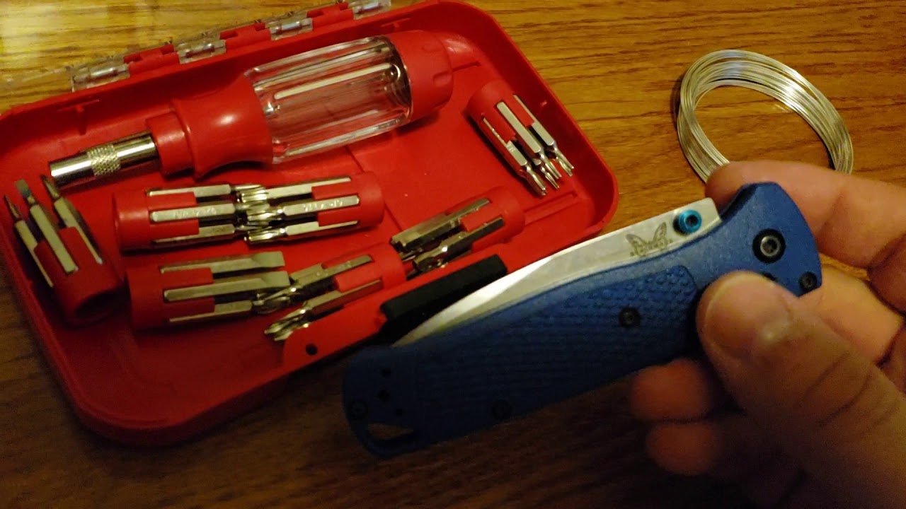 Benchmade Bugout Omega Spring fix talk - YouTube