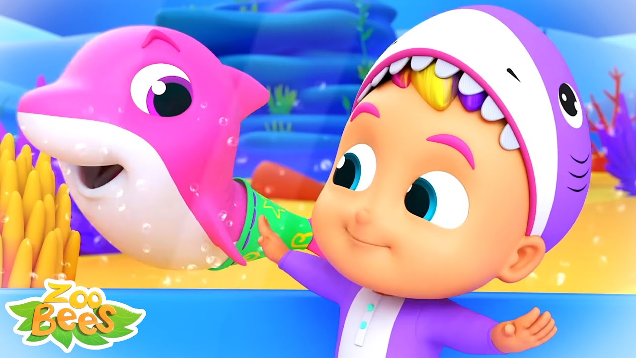 Babyhaj Tecknad Sång Och Fler Animerade Videor för Småbarn - YouTube
