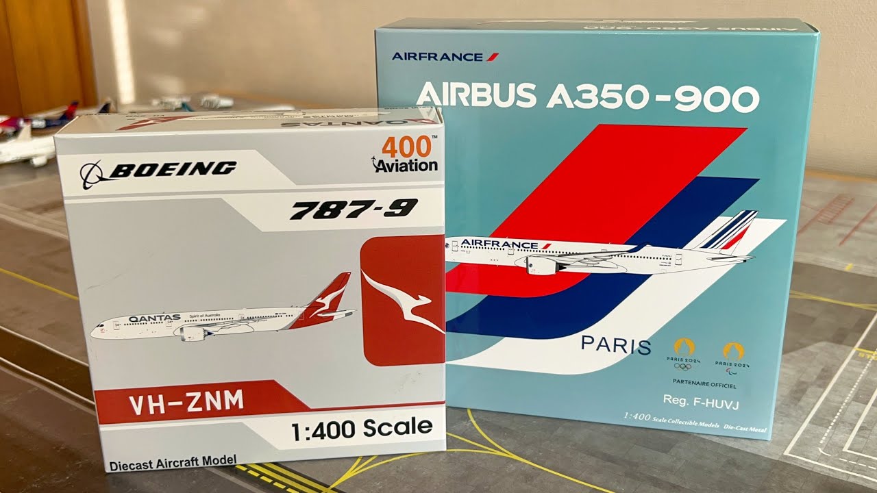 Unboxing TWO New 1:400 Diecast Model Aircraft! (2025 Unboxing #3) - YouTube