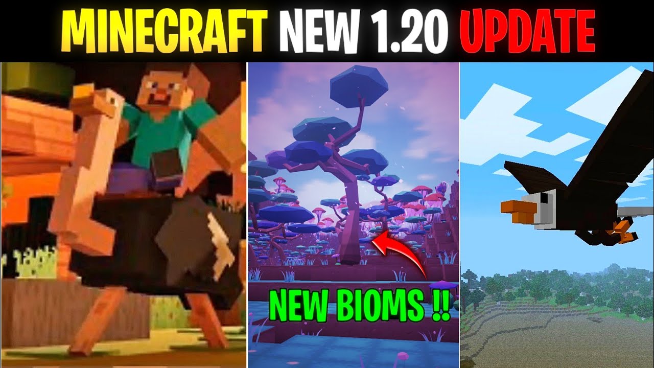 MINECRAFT 1.20 UPDATE : WHAT'S NEW? 😱 Next Minecraft Update || New ...