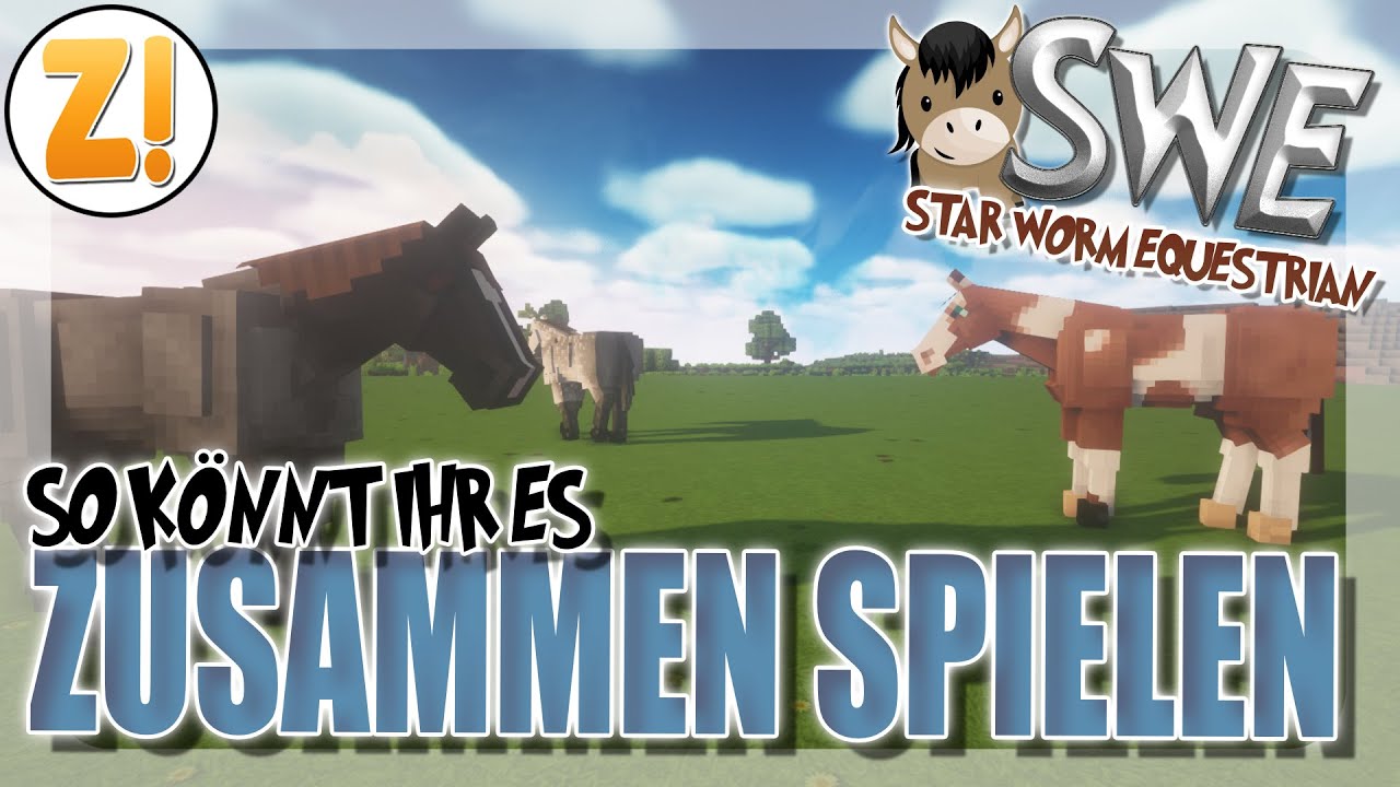 SO KÖNNT IHR ES ZUSAMMEN SPIELEN! - MINECRAFT PFERDE 🐴 | STAR WORM ...