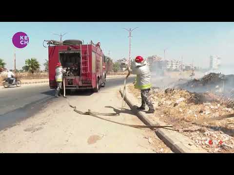 Syrian firefighters face gear shortage in hot summer months
