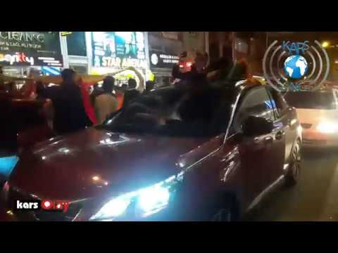 Kars'ta Galatasaray Taraftarının Şampiyonluk Coşkusu Sokaklara Sığmadı