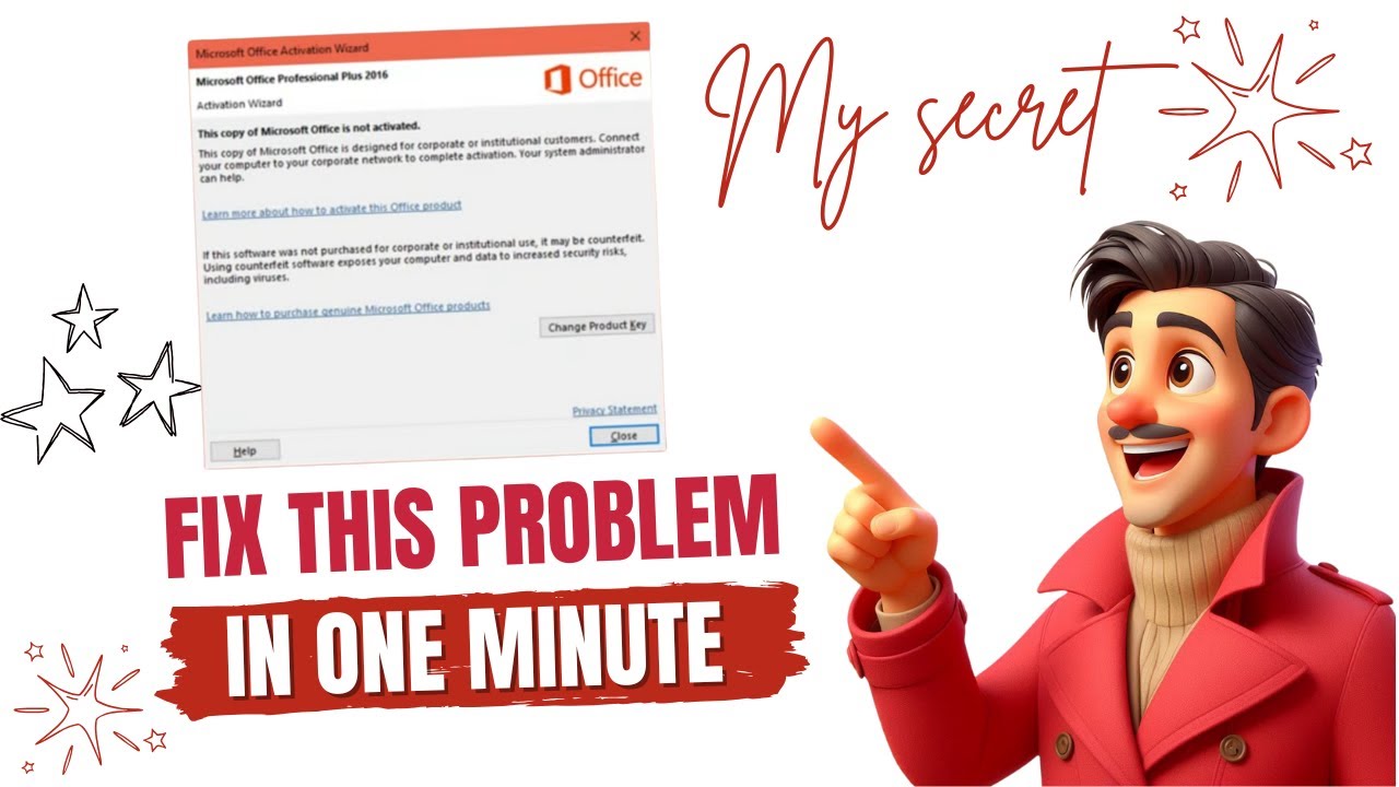 How to Solve Microsoft Word Product Activation Failed | Fix Product ...