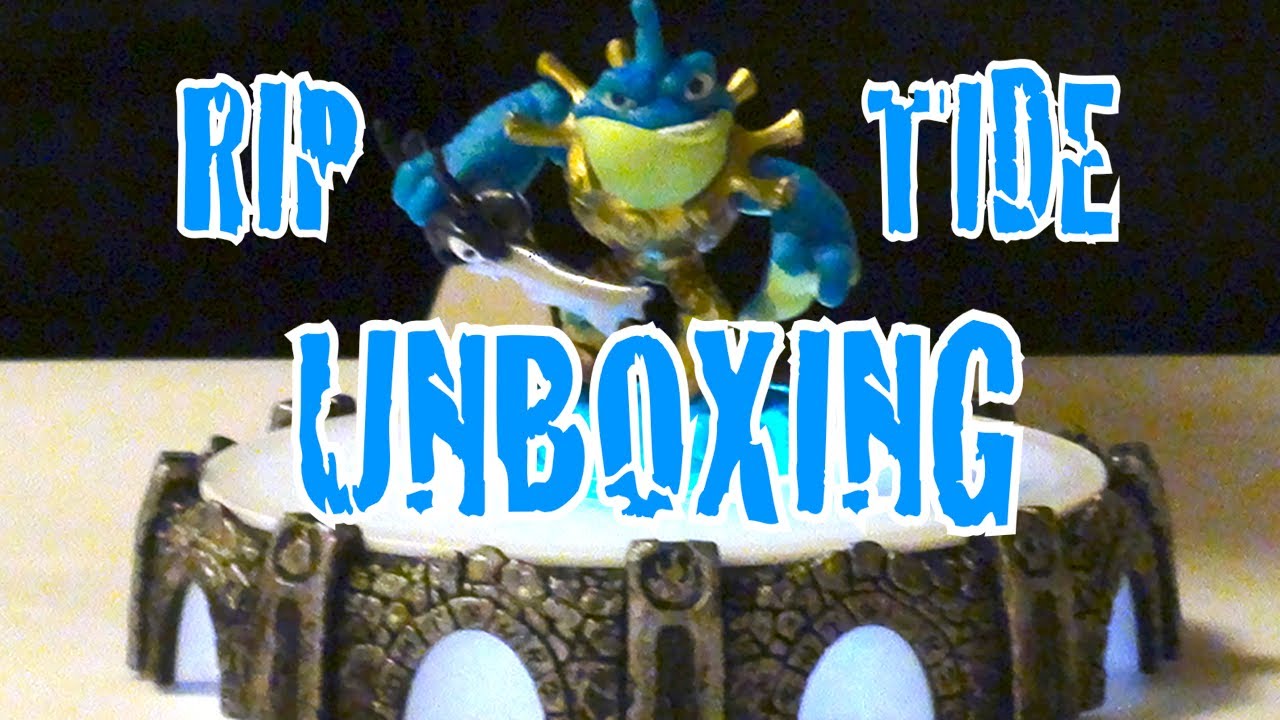 Skylanders Swap Force - Wave 2 - Rip Tide Unboxing - YouTube