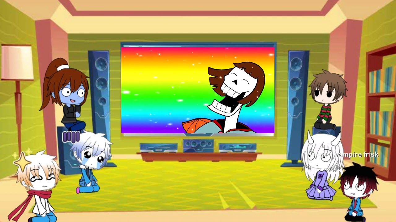 undertale reacts to papyrus have hair - YouTube