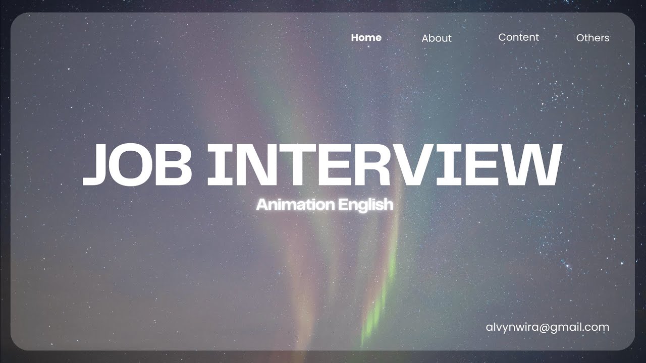 ENGLISH FINAL PROJECT - ANIMATION INTERVIEW VIDEO - ALVYN WIRA PRATAMA ...