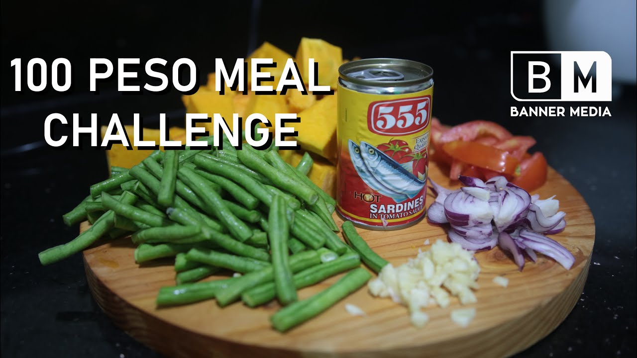 100 PESO MEAL CHALLENGE: SARDINAS - YouTube