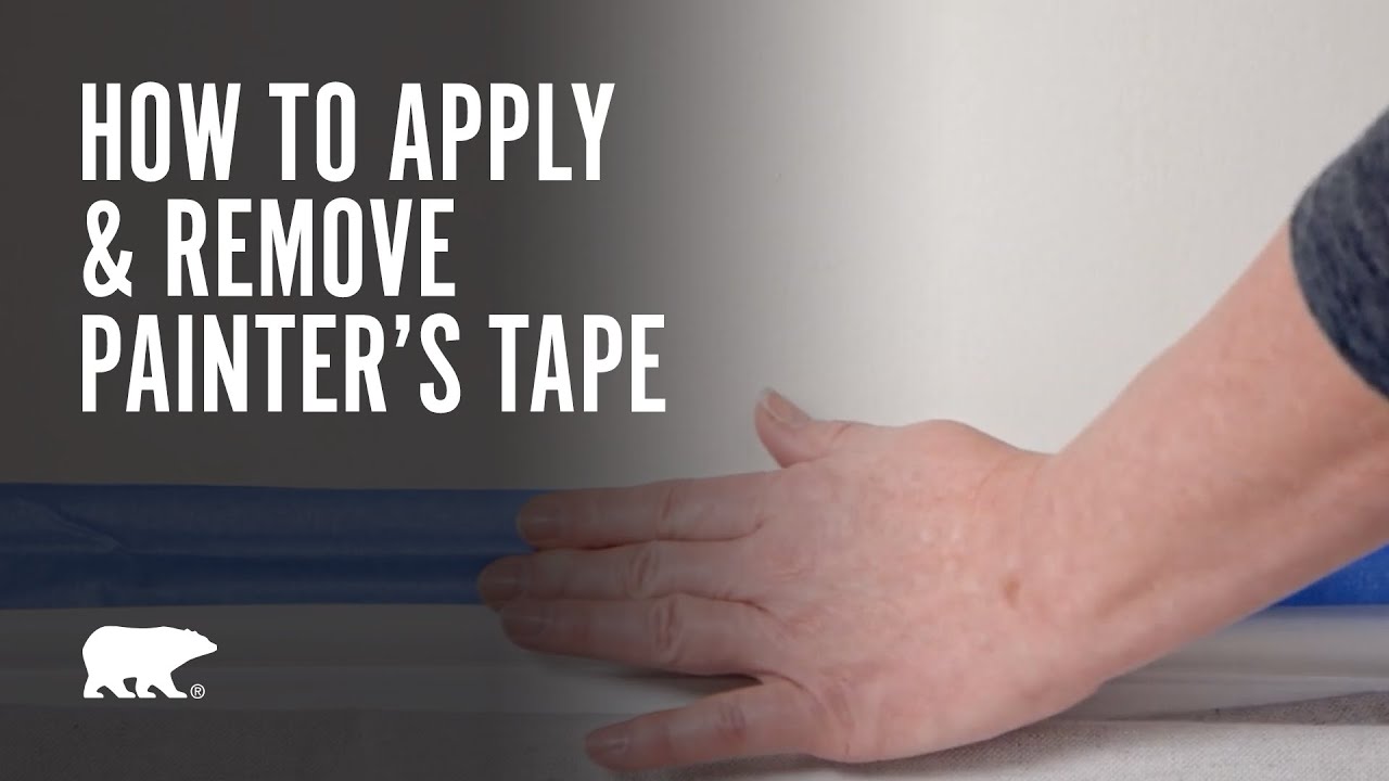 BEHR® Paint | How to Apply Painter's Tape - YouTube