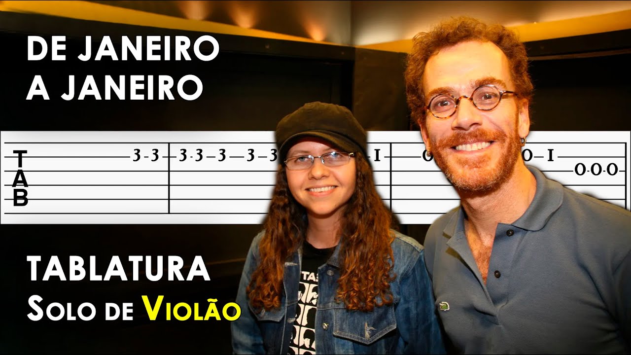 De Janeiro a Janeiro | Tablatura Solo de Violão Simplificado | Nando ...
