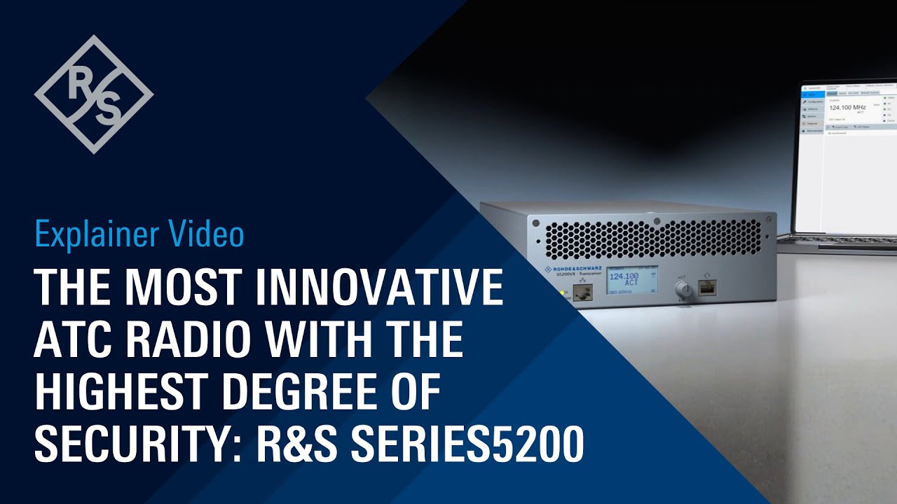 The most innovative ATC radio with the highest degree of security: R&S ...