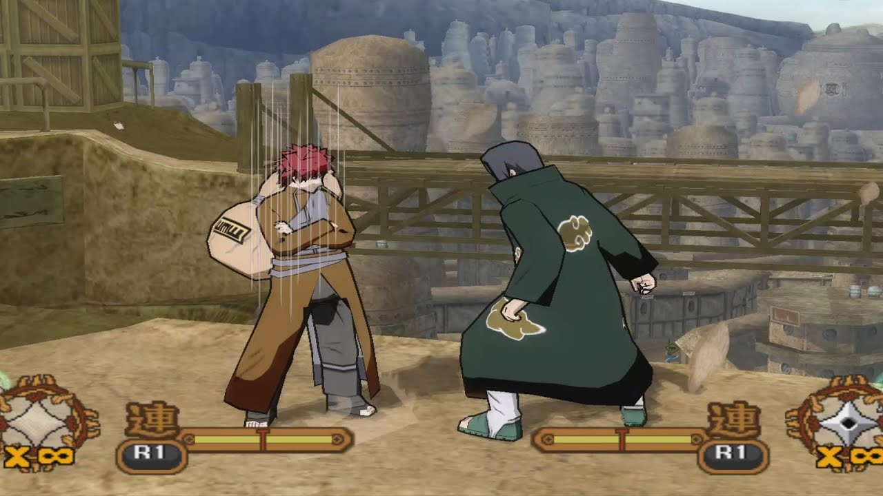 {Gaara Vs Itachi} Naruto Shippuden Ultimate Ninja 5 - YouTube