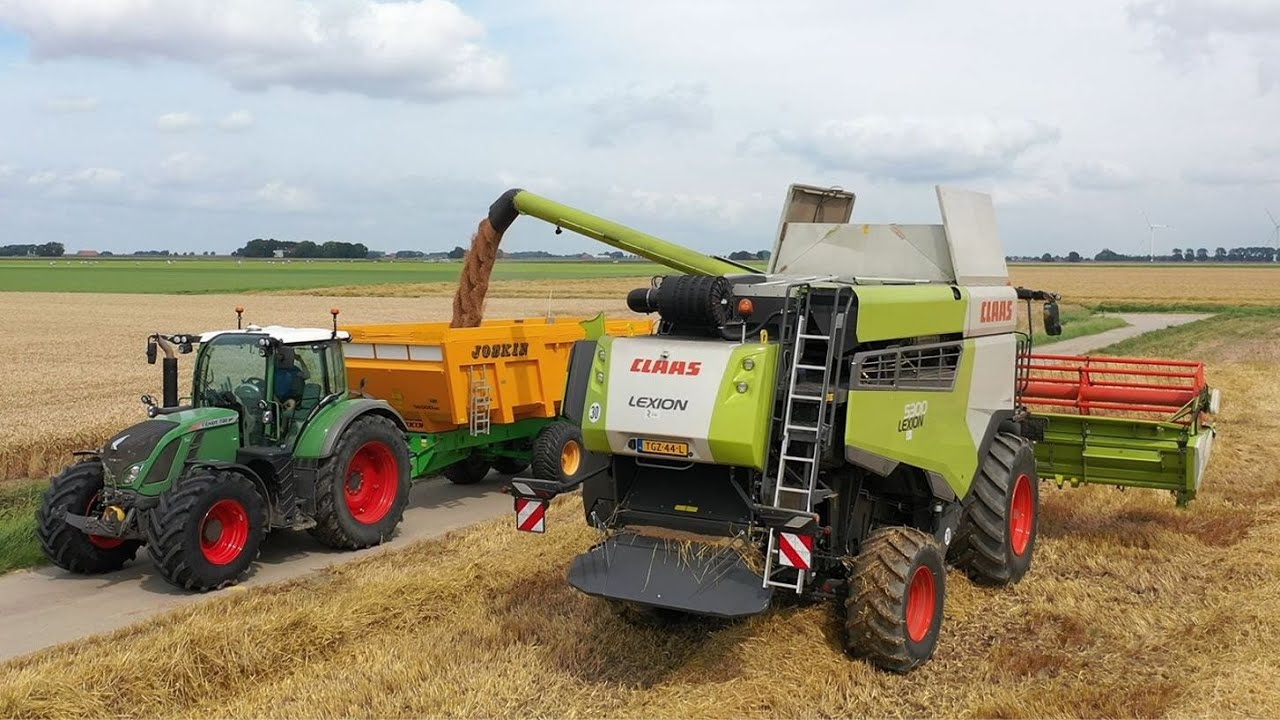 Combinen met Demo Claas Lexion 5300. Ebelsheerd Nieuw-Beerta. - YouTube