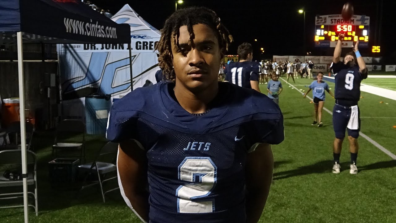 Gio Lopez scores 4 TDs: James Clemens tops Huntsville 35-14 - YouTube